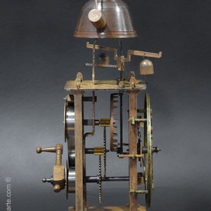 Handmade Iron Table Clock: 15th Century Style Reproduction. 41x20cm(16. ...