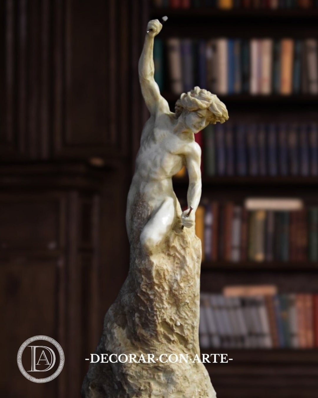 Sculpture "self-made Man". 22.44 In. Handmade in Europe. - Etsy