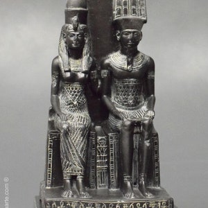 Amun and Mut. Pair of Egyptian Gods. 16 Cm 6.3 In. Egyptian Art ...