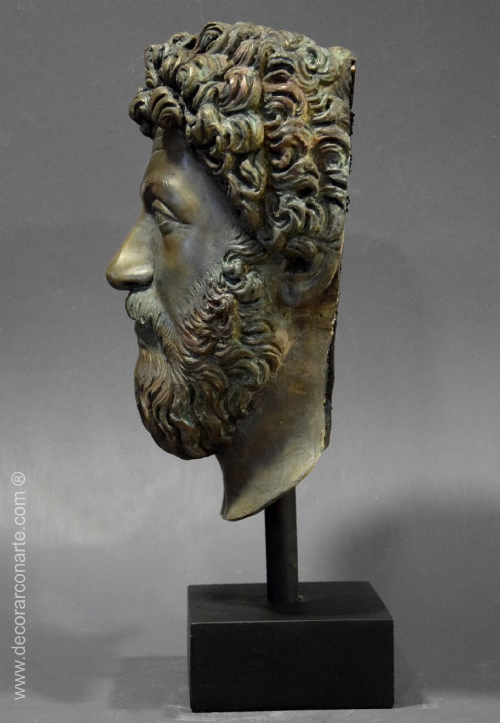 Mask of Marcus Aurelius. Stoic Philosopher. Bronze Patina. - Etsy