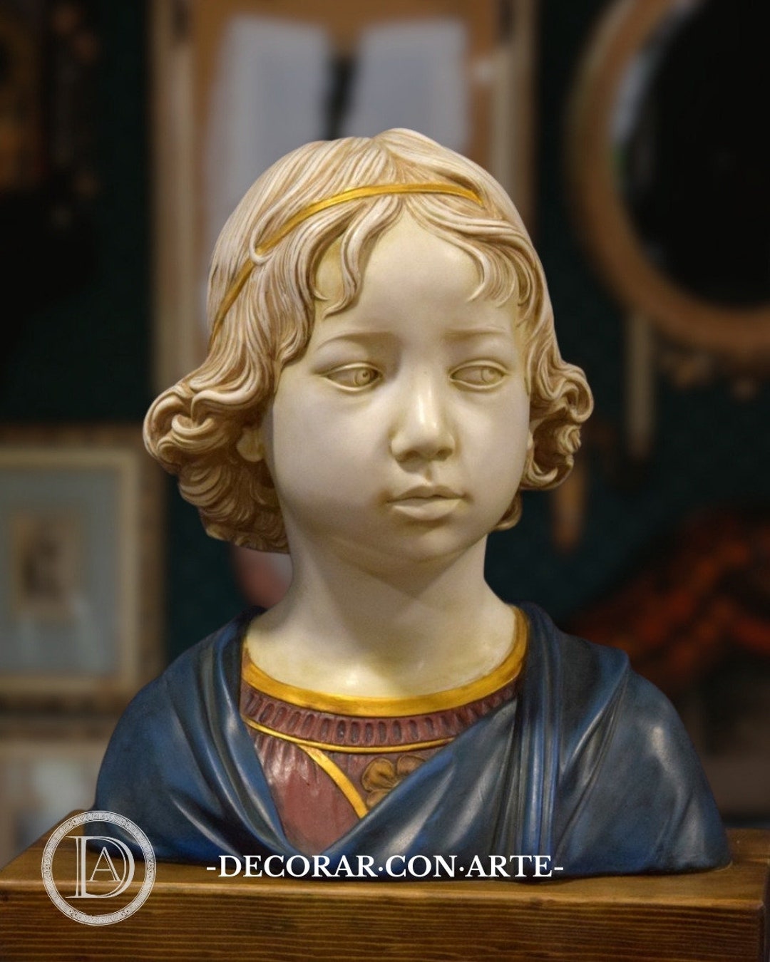 Figure of a Young Renaissance Boy. Color. 14.96in. Handmade in Europe ...
