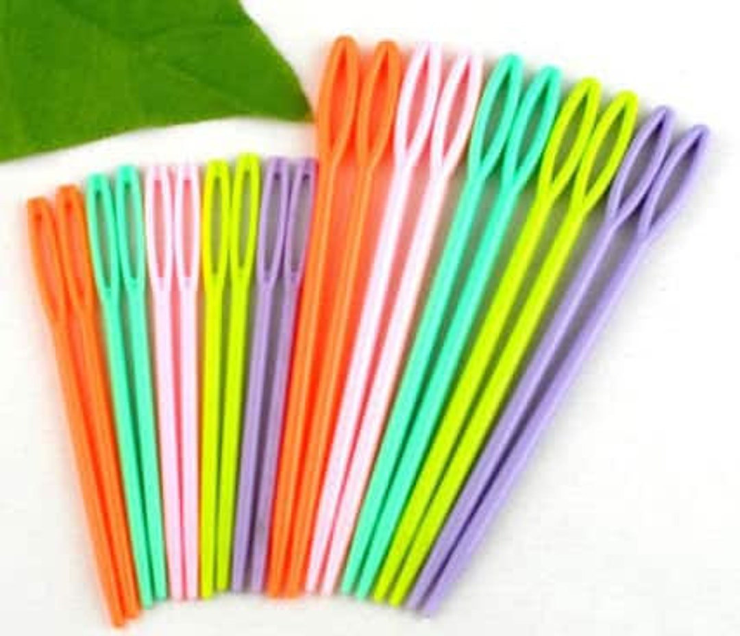 8-12 Colored Needles 7 Cm + 9 Cm Wool Sewing Wool Sewing Needle Sewing ...
