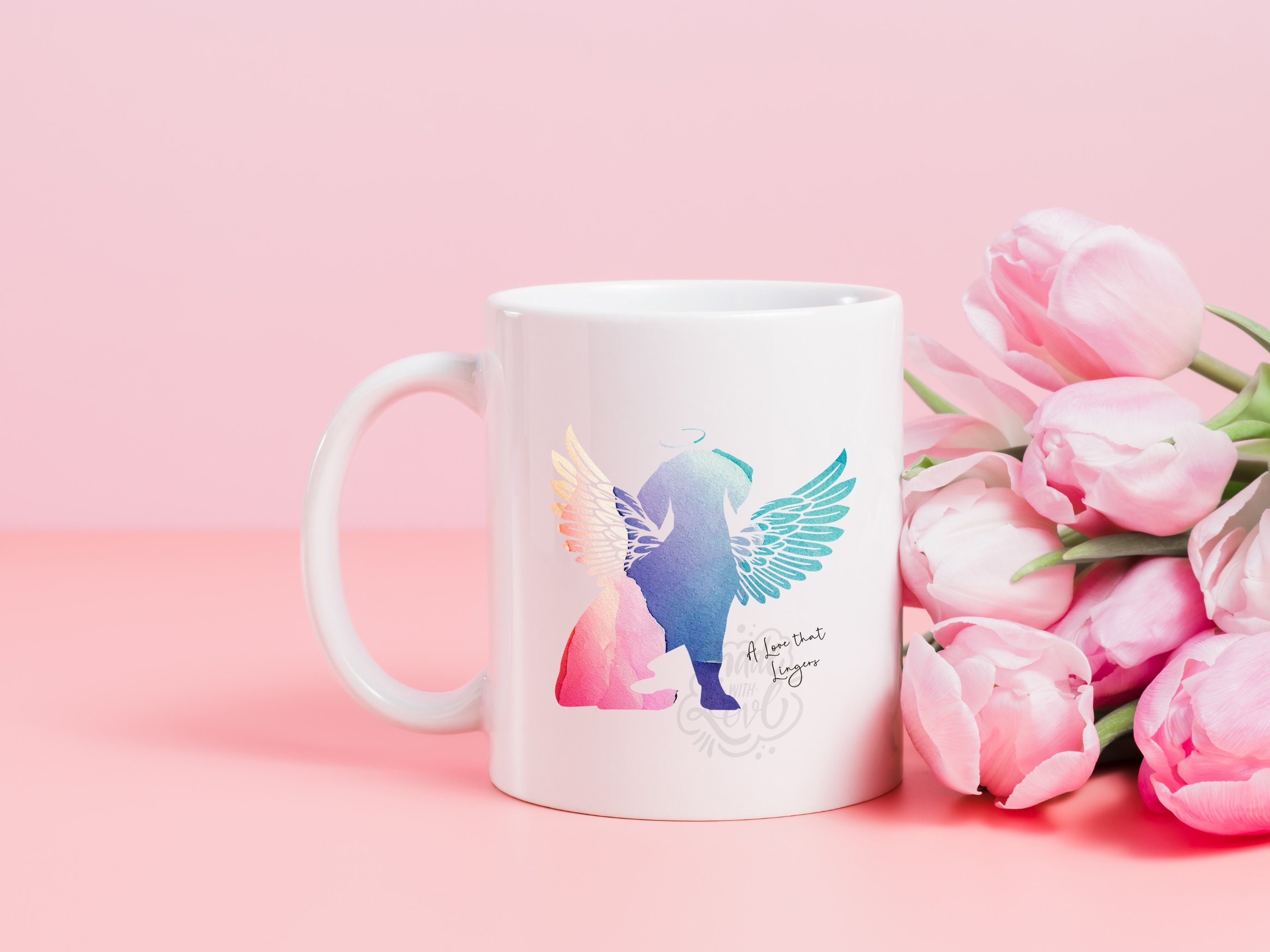 Beagle Angel Wings Rainbow Bridge Remembrance Art Pet Loss - Etsy