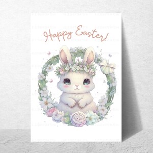 Easter Card Set Digital Download, Printable Easter Card Set, Happy ...