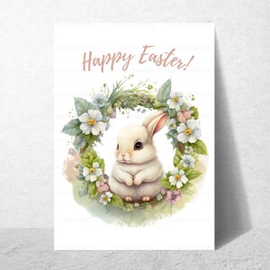 Easter Card Set Digital Download, Printable Easter Card Set, Happy ...