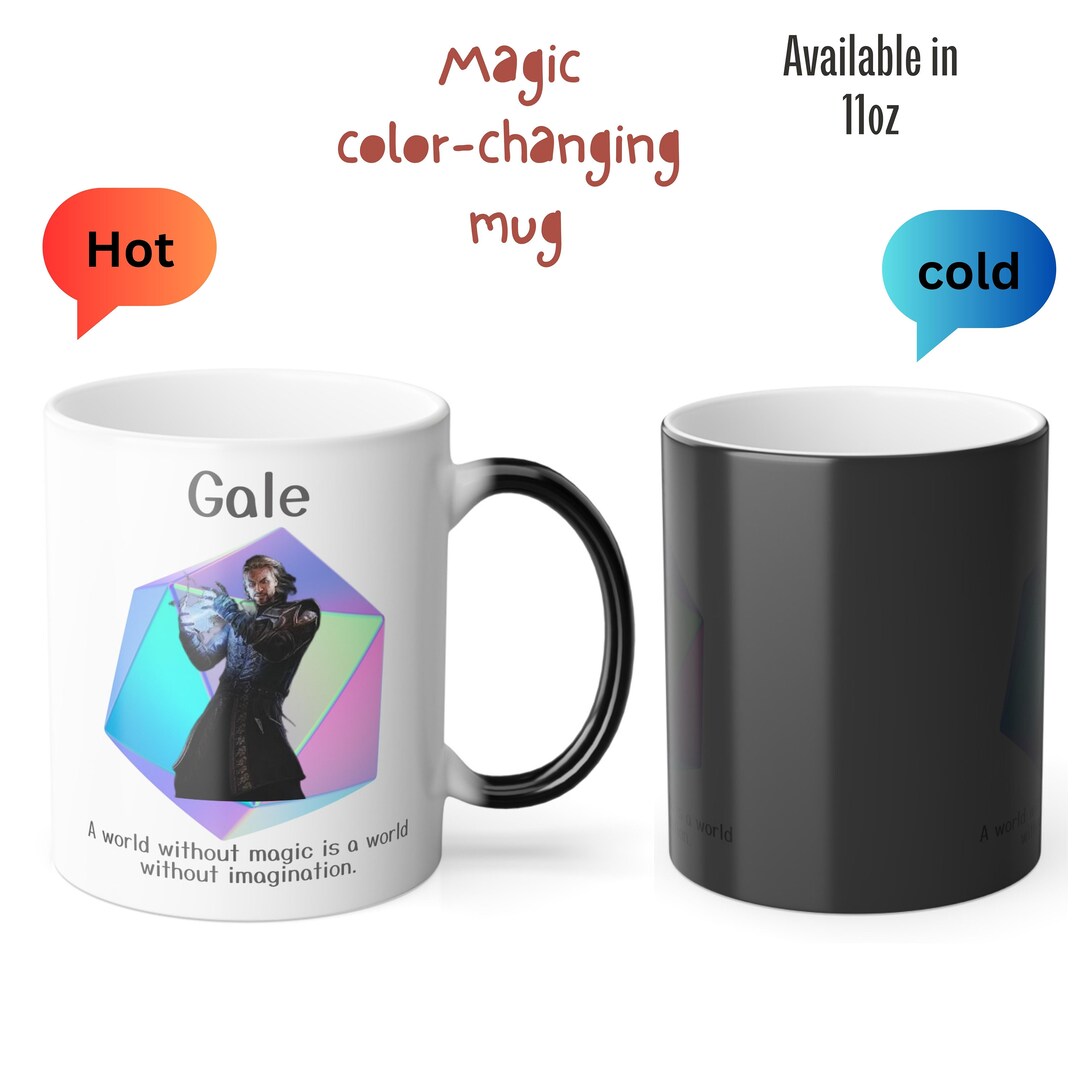 Gale BG3 Magic Mug 11oz Gale BG3 Color Changing Mug Gamer - Etsy