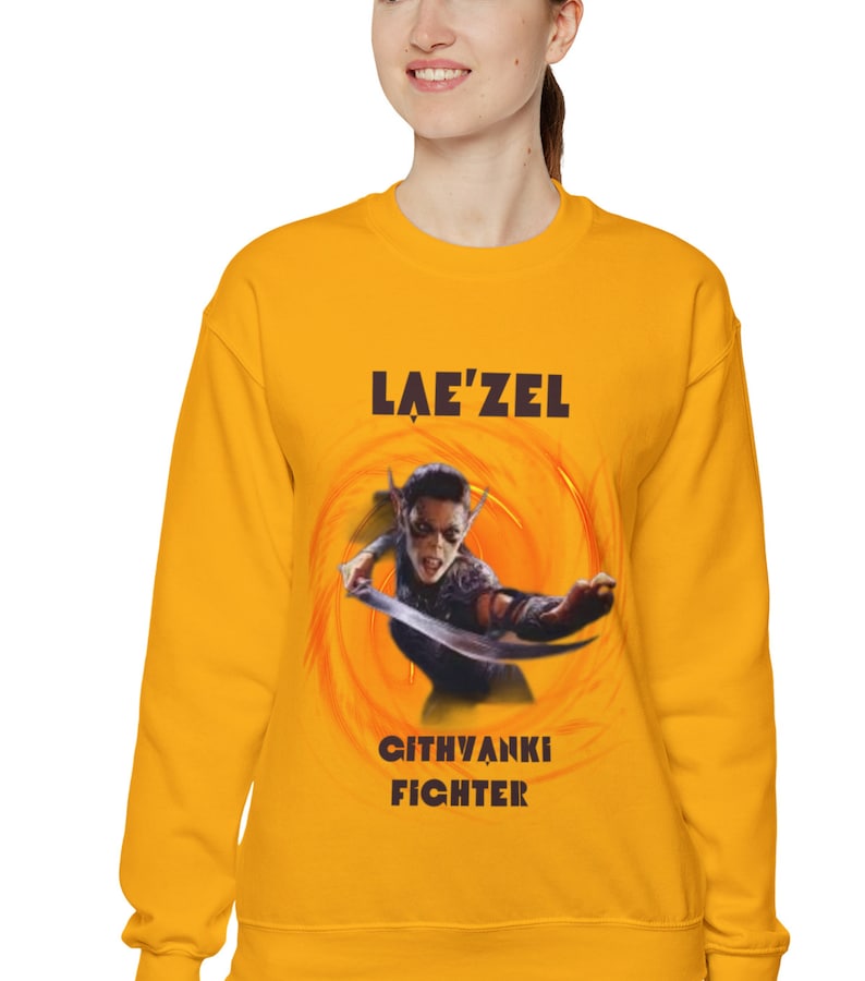 Laezel Appareal ,BG3 Fan Gamer Shirt, Gift for Minsc Geek Shirt ...