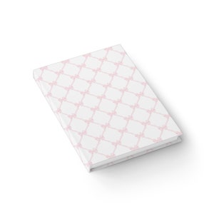 Pink Bow Journal Ruled Line - Etsy