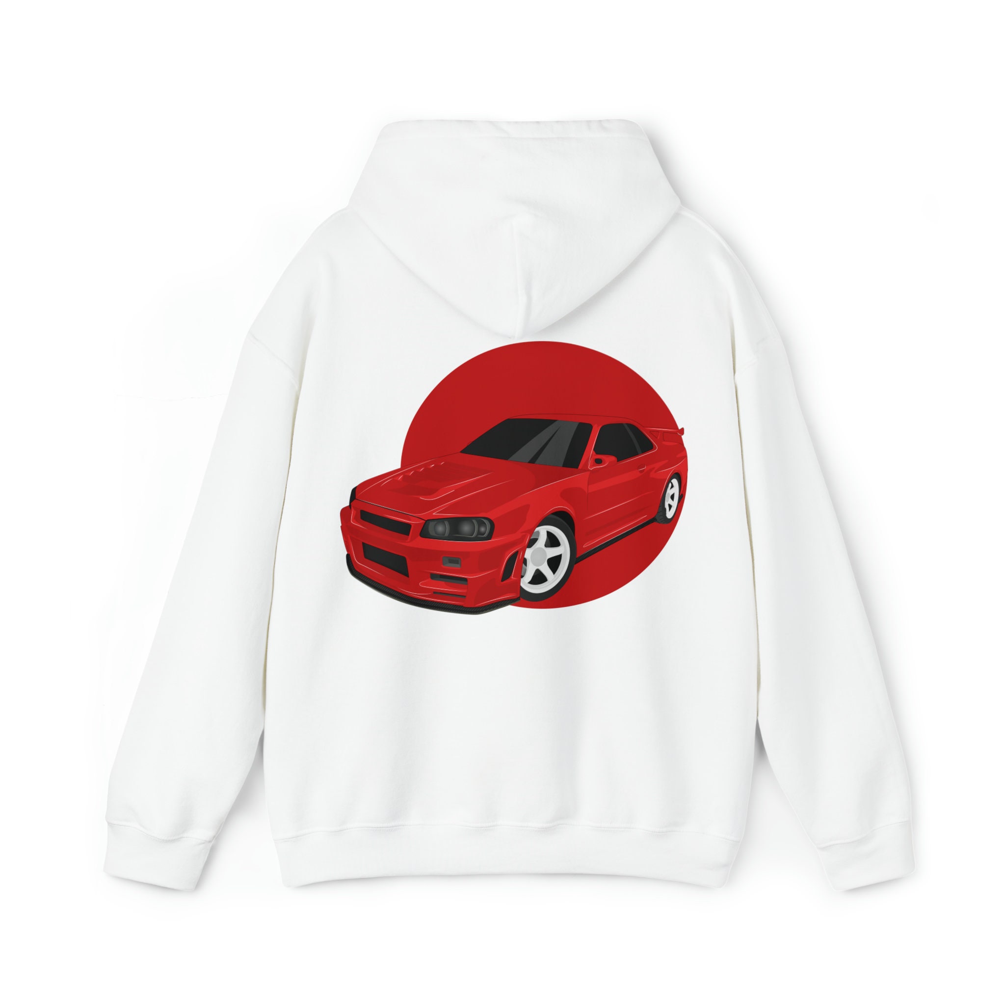 Nissan Skyline R34 GTR RED Hooded Jumper Hoodie for Car - Etsy