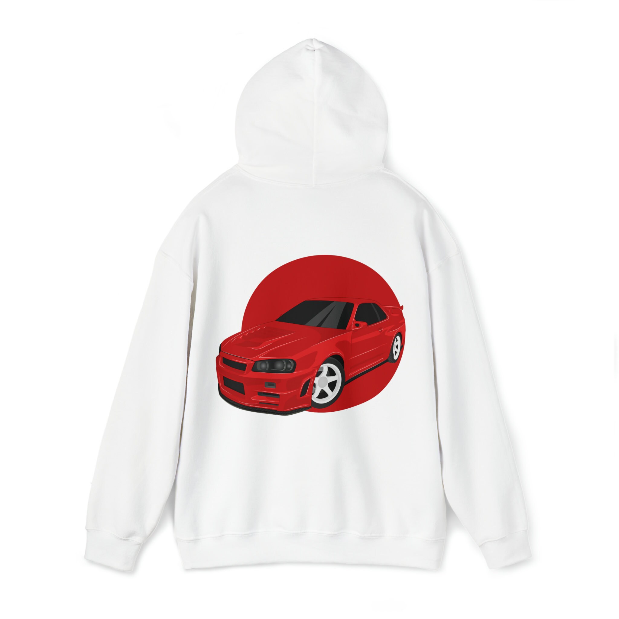 Nissan Skyline R34 GTR RED Hooded Jumper Hoodie for Car - Etsy