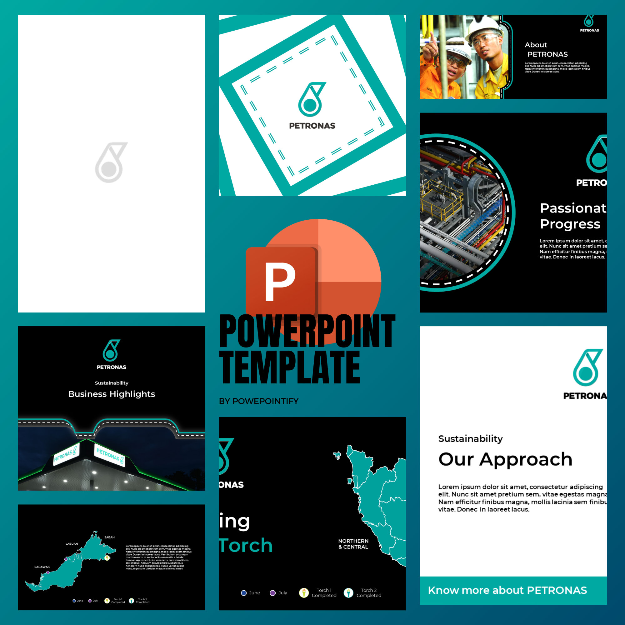 Powerpoint Presentation PETRONAS Moprh Transition - Etsy