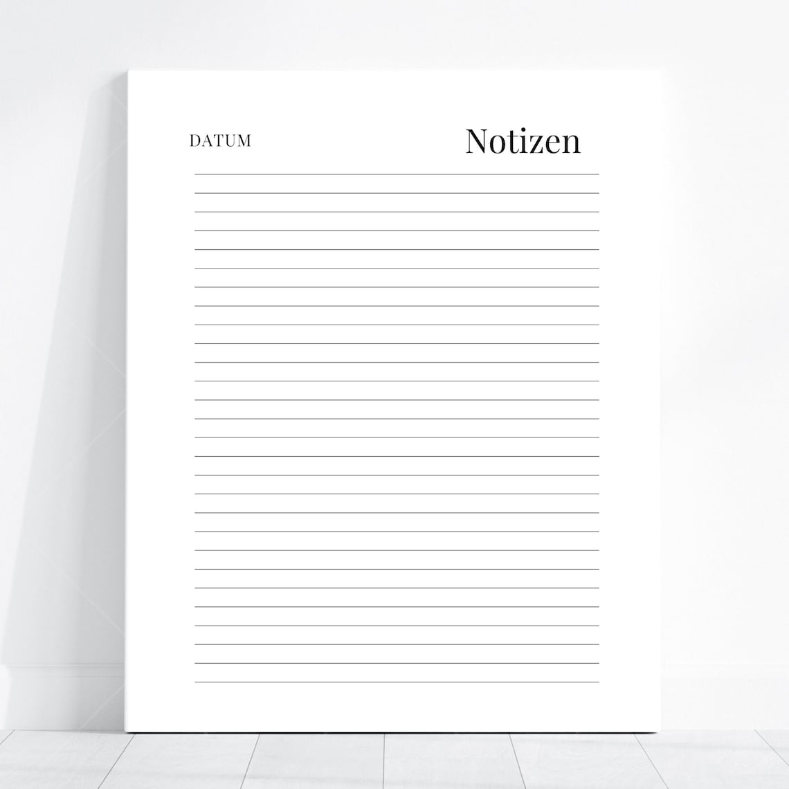 Notizen Notizbuch Vorlage blanko zum selbst ausdrucken - Etsy.de