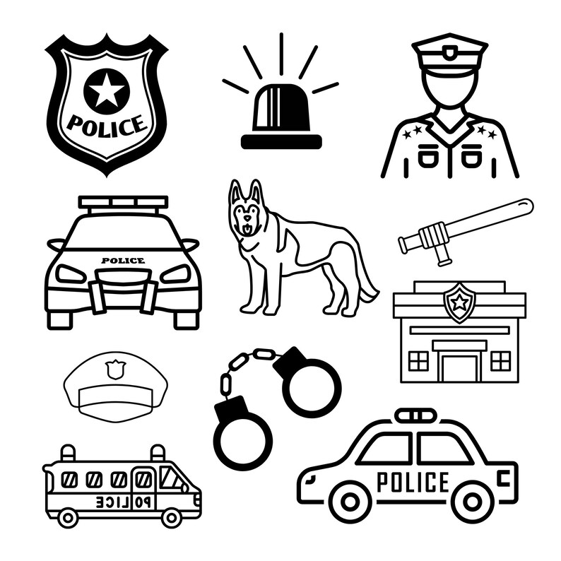 Plotterdatei Polizei Digitaler Download - Etsy.de