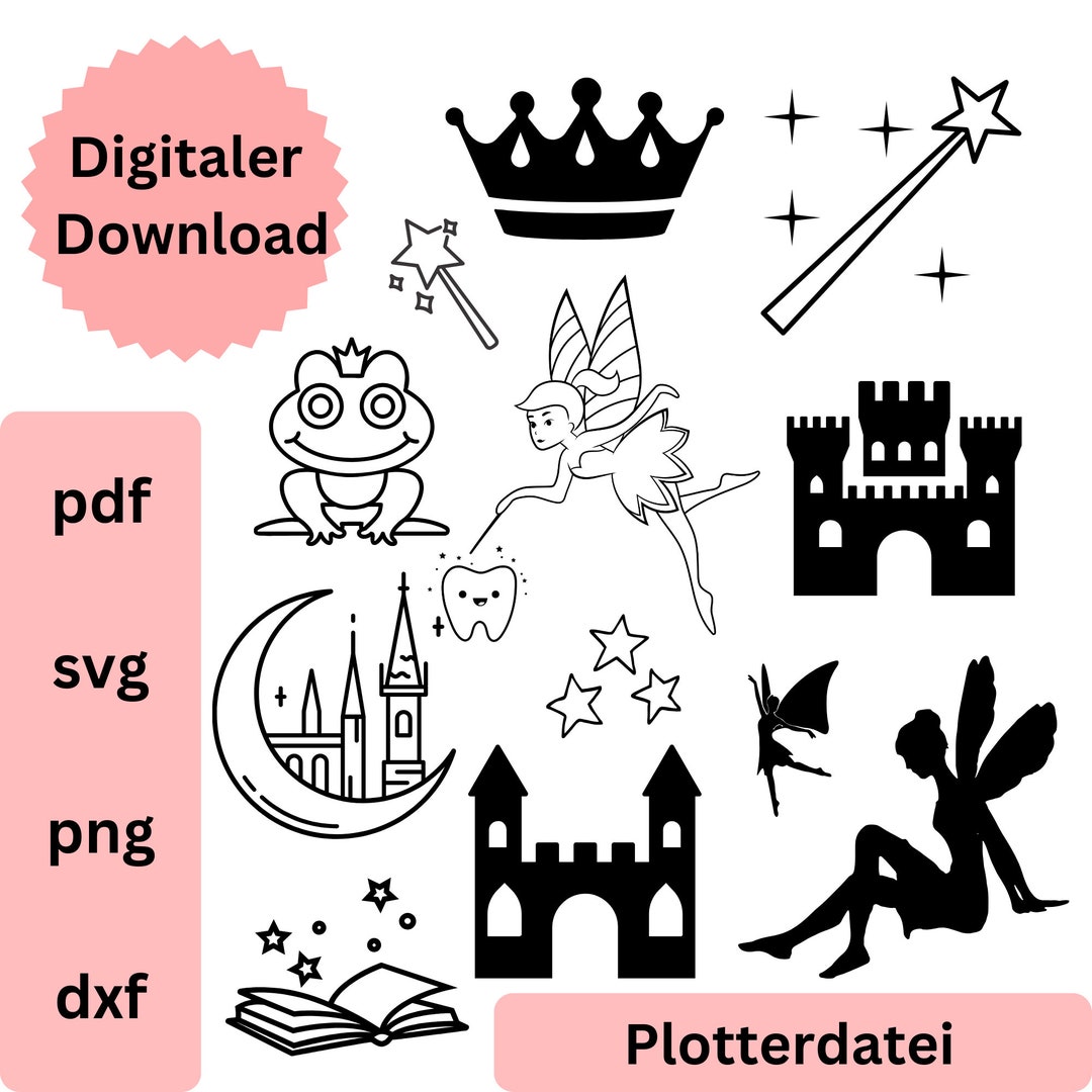 Plotter File Fairy Tales Digital Download - Etsy