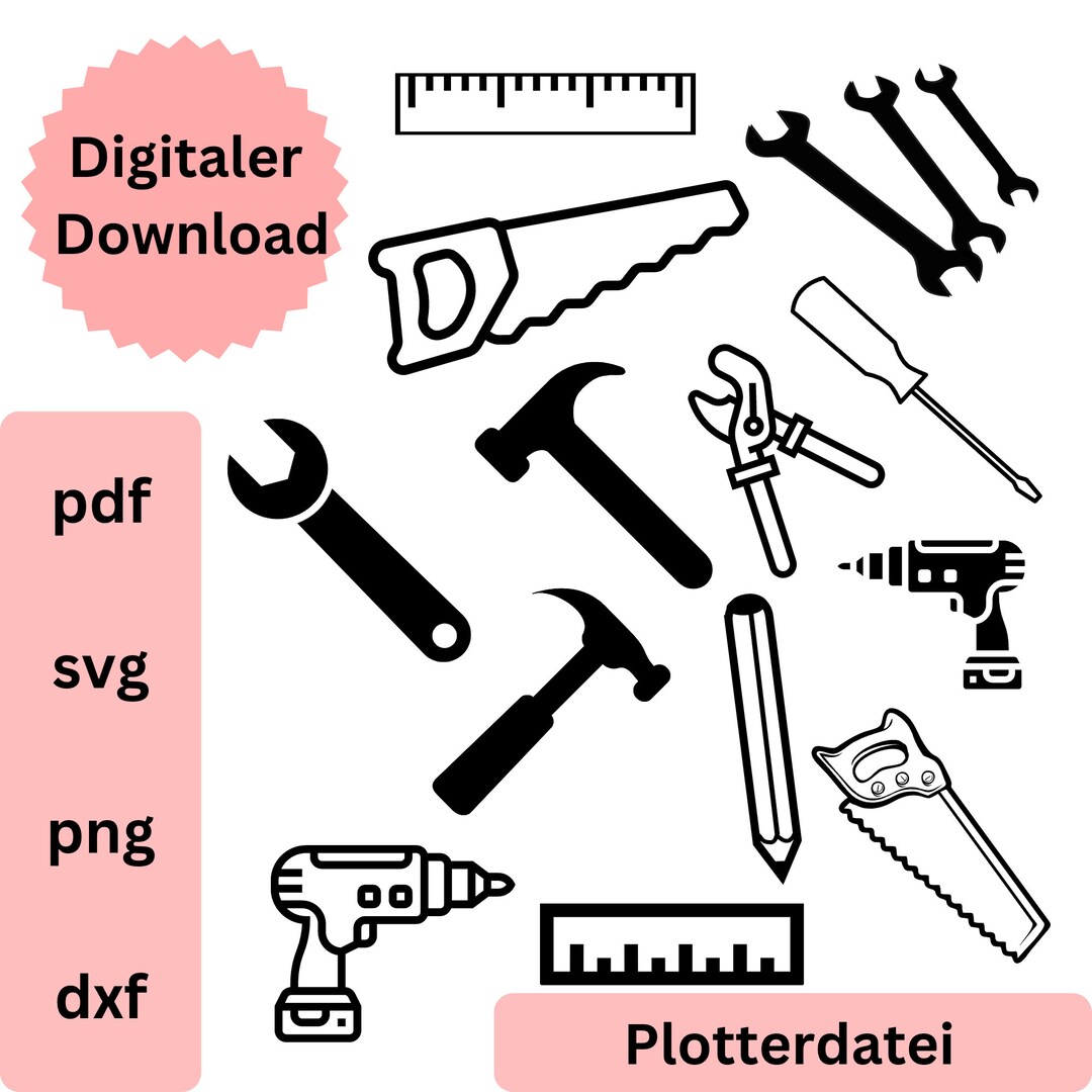 Plotter File Tool Digital Download - Etsy