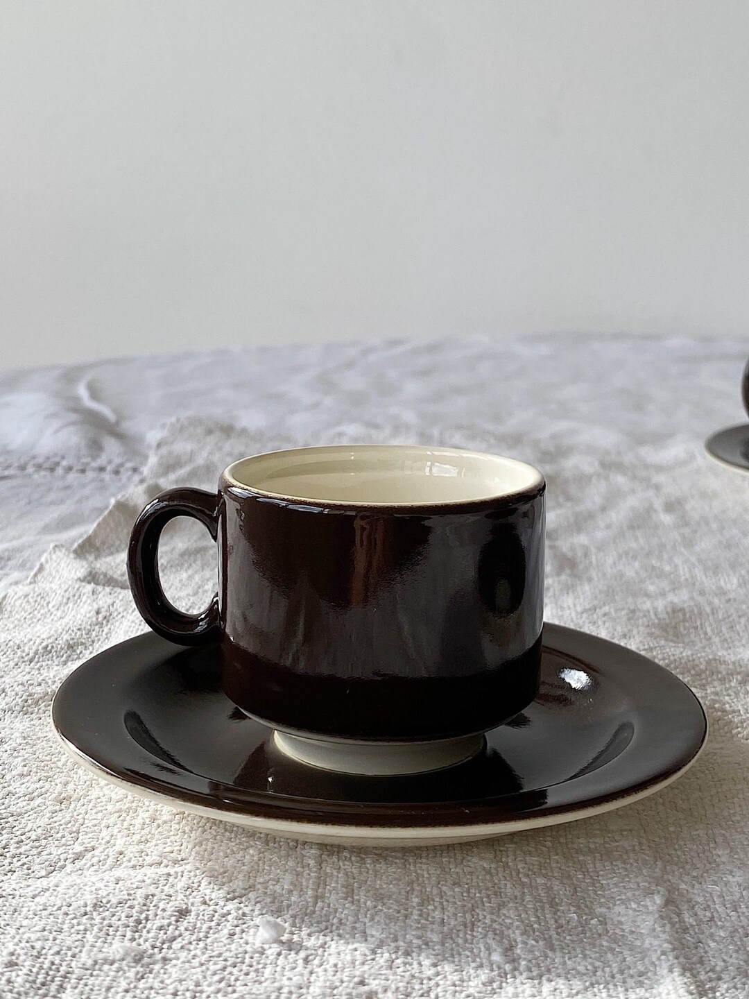 Vintage Mid Century 60s Ceramic Espresso Coffee Duo Set From PAGNOSSIN ...