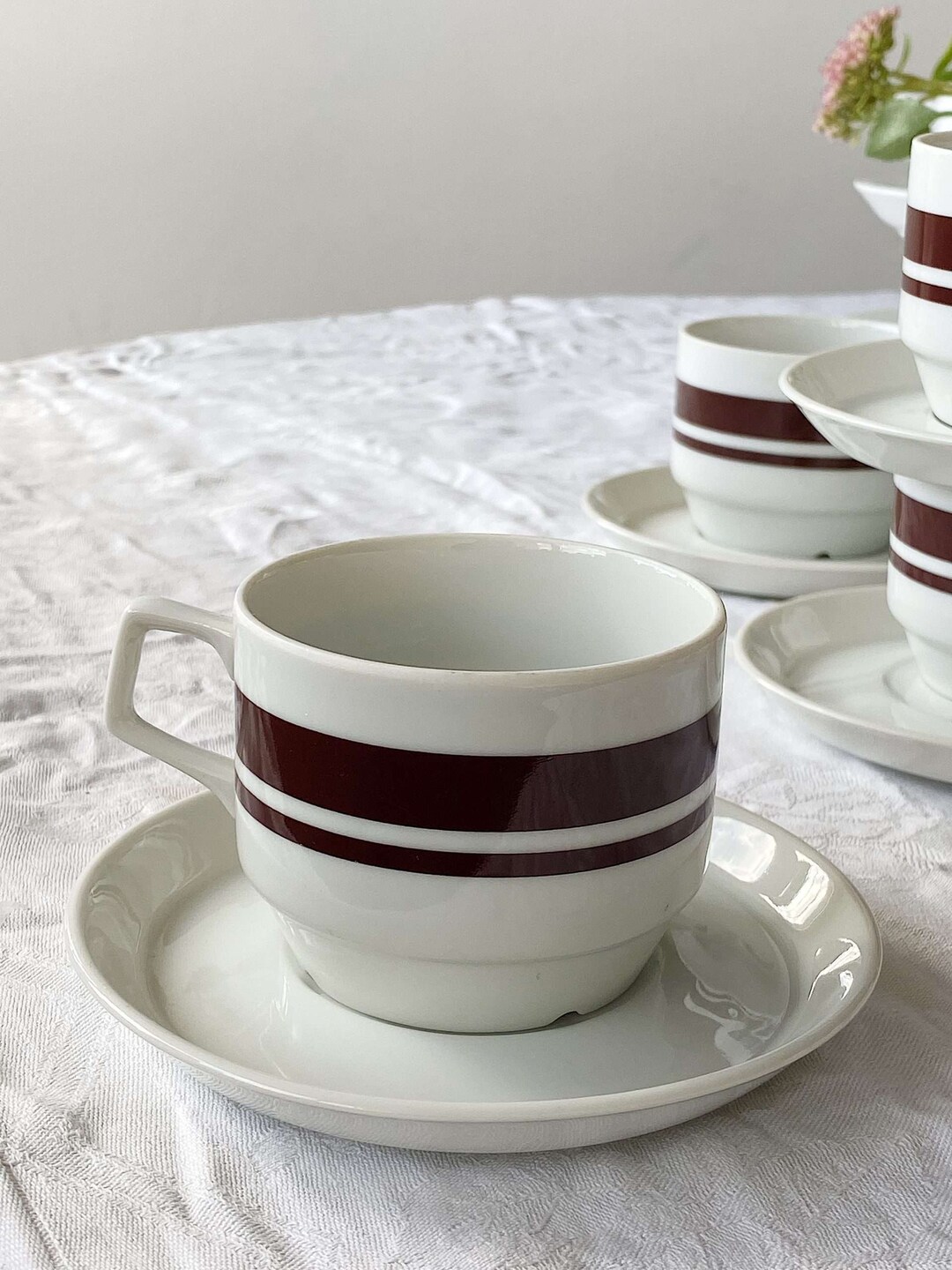 Vintage Mid Century 60s Porcelain Coffee Duo Set From Epiag ...