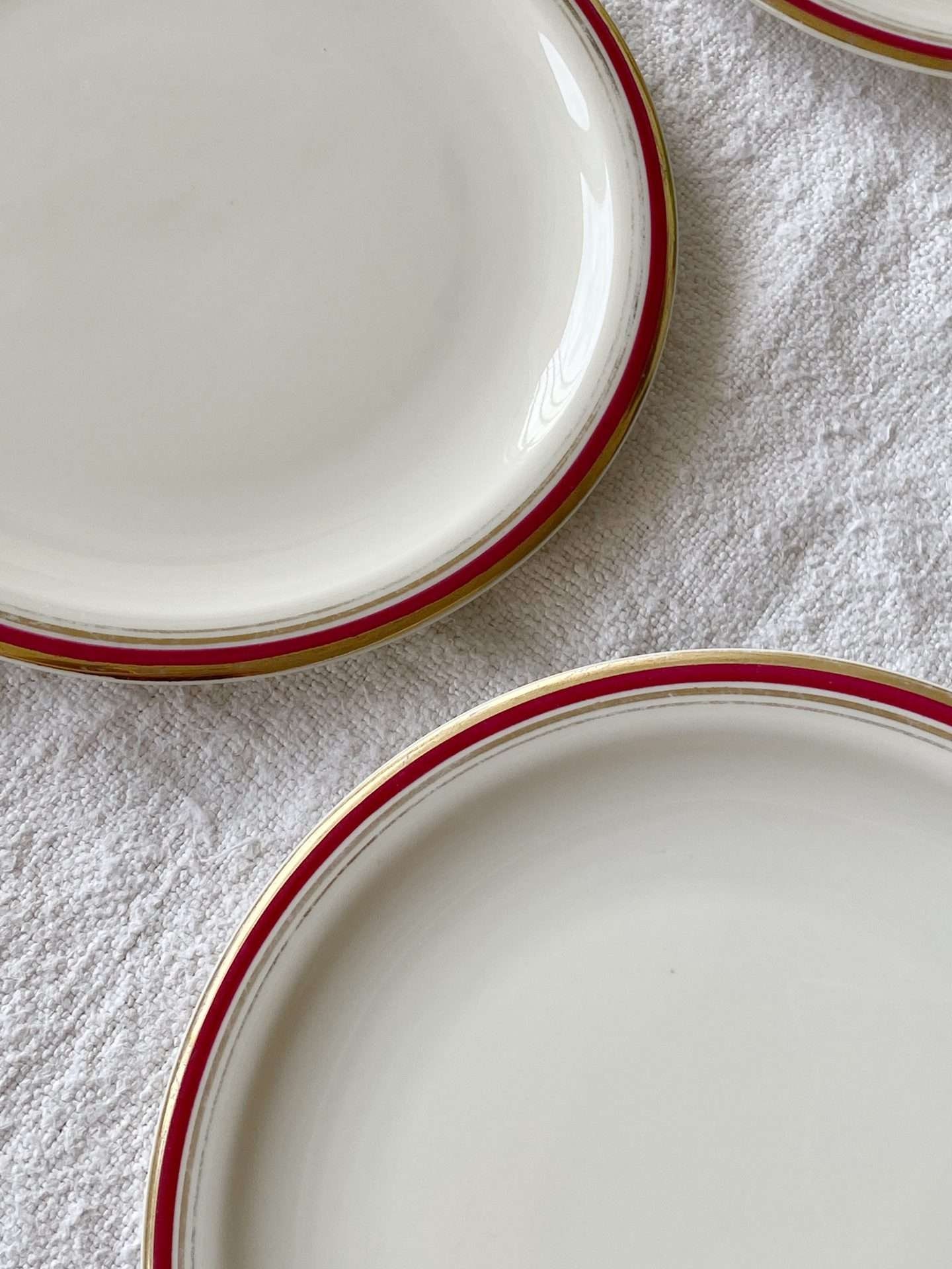 Set of 4 Vintage 40s Post-war Porcelain Dessert Plates From - Etsy