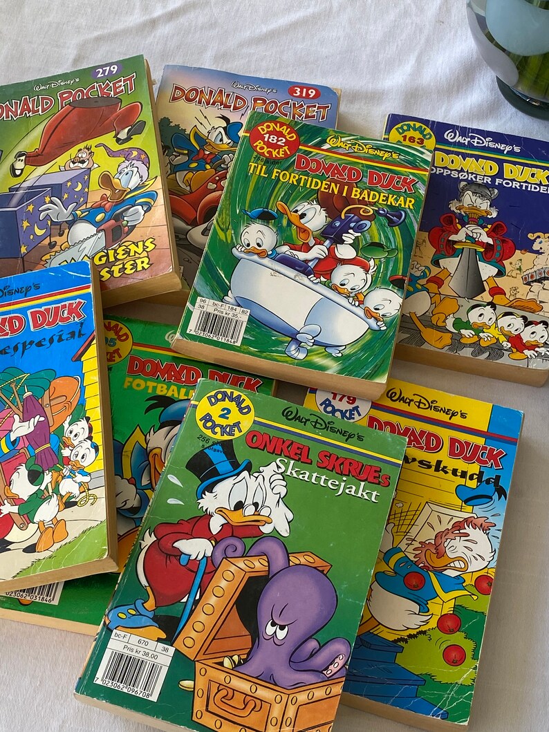 Vintage 1996 / Donald Duck Pocket Comic Book Disney No 179 Selvskudd ...