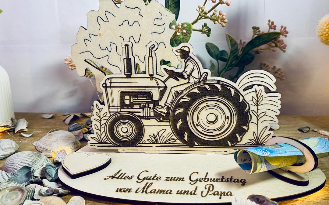 Cash Gift Tractor Tractor Gift Banknotes Voucher Various Occasions ...