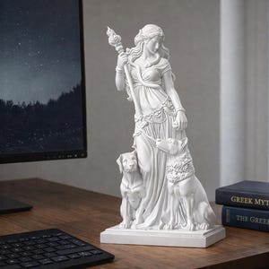 Hecate Figure in Resin/pla – Miniature Statue of the Greek Goddess ...
