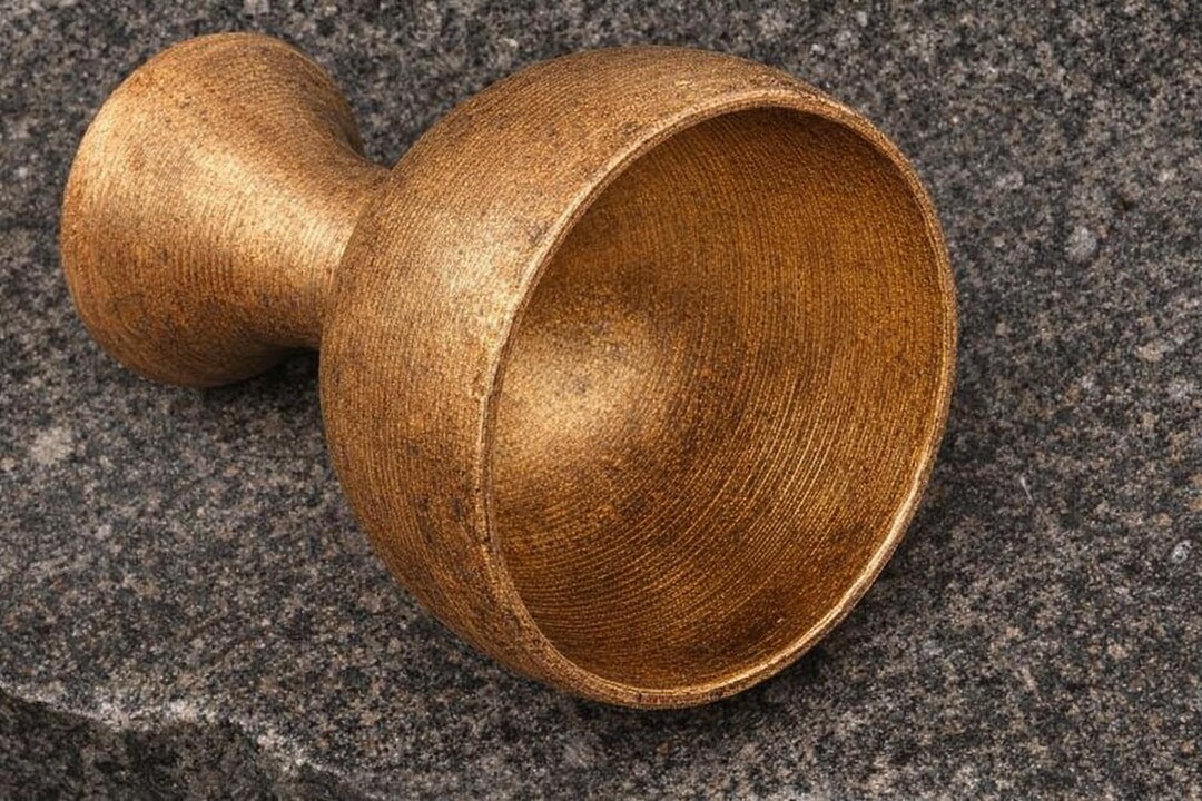 Holy Grail Prop – Made of PLA Resin – Film-inspired Prop – Copper-gold ...