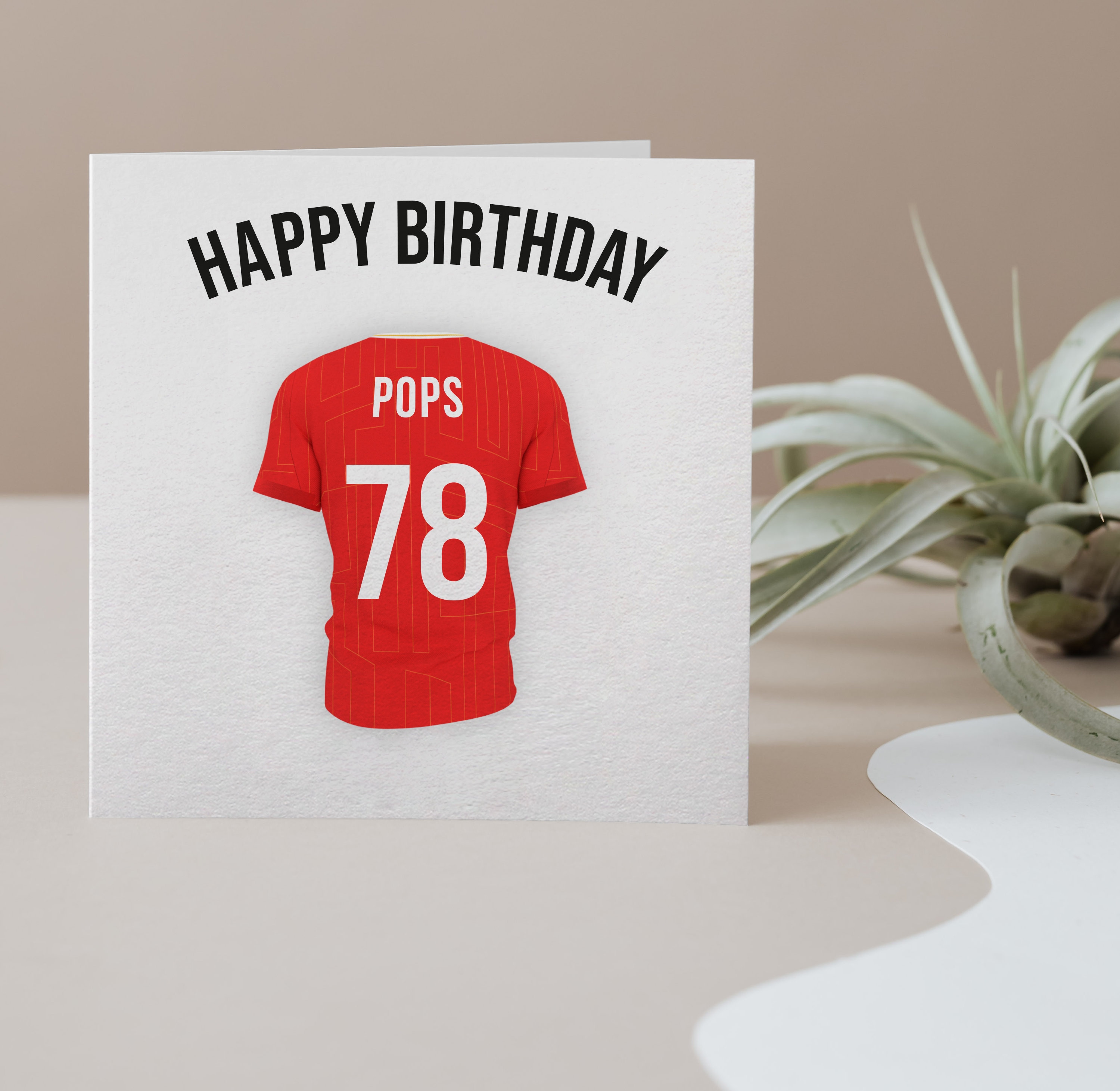 Liverpool Football Shirt Birthday Card --- (multiple Card Sizes ...