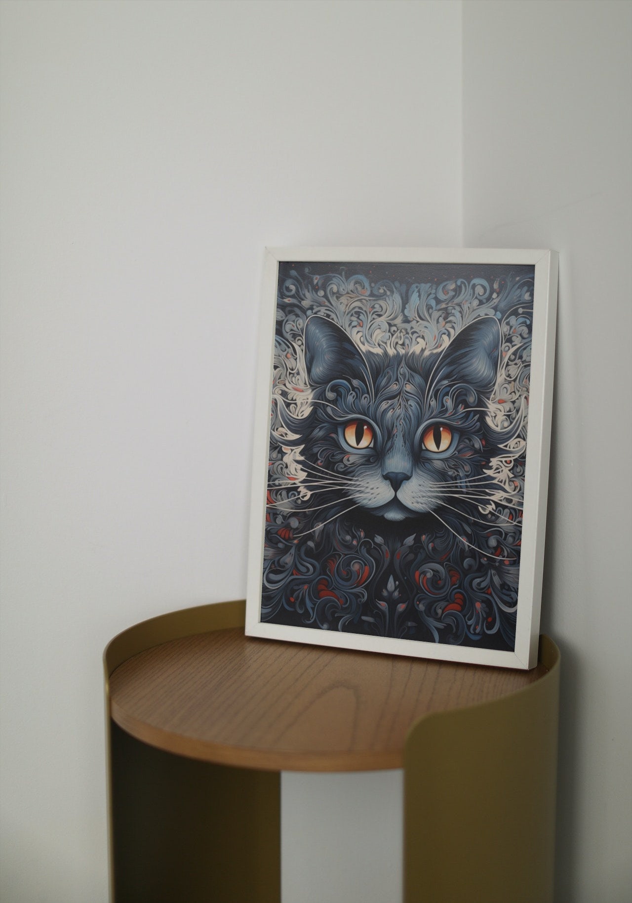 Mystic Feline Essence Cat Printable Wall Art - Etsy