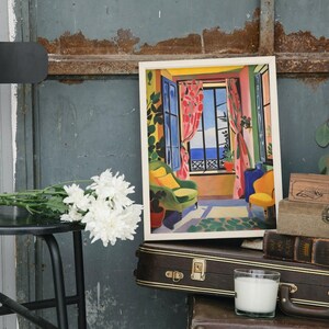 Henri Matisse Style Open Window Printable Wall Art - Etsy