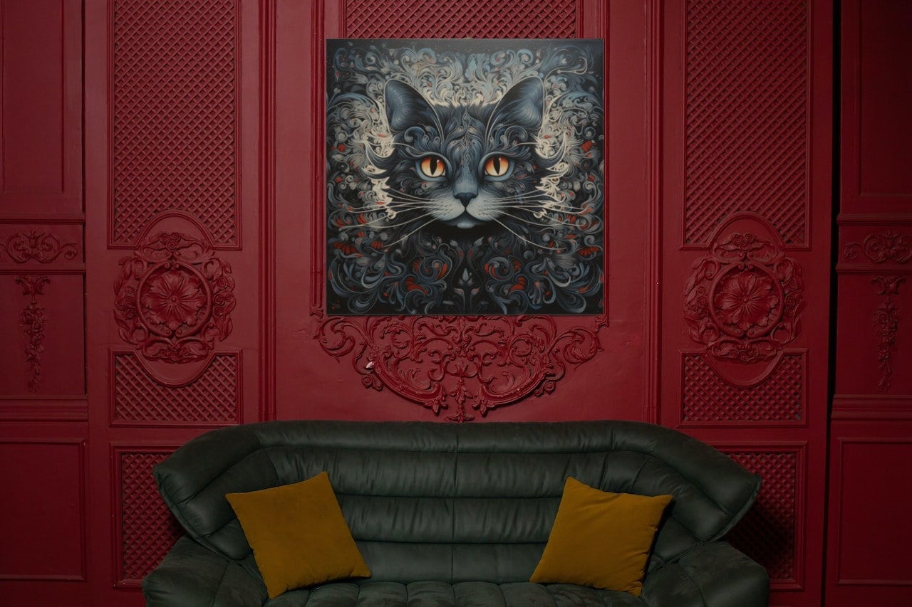 Mystic Feline Essence Cat Printable Wall Art - Etsy