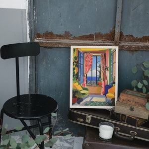 Henri Matisse Style Open Window Printable Wall Art - Etsy