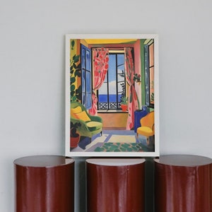 Henri Matisse Style Open Window Printable Wall Art - Etsy