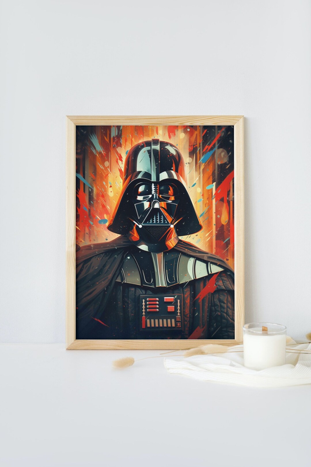 Star Wars Darth Vader Fan Art, Printable Wall Art, Digital Product ...