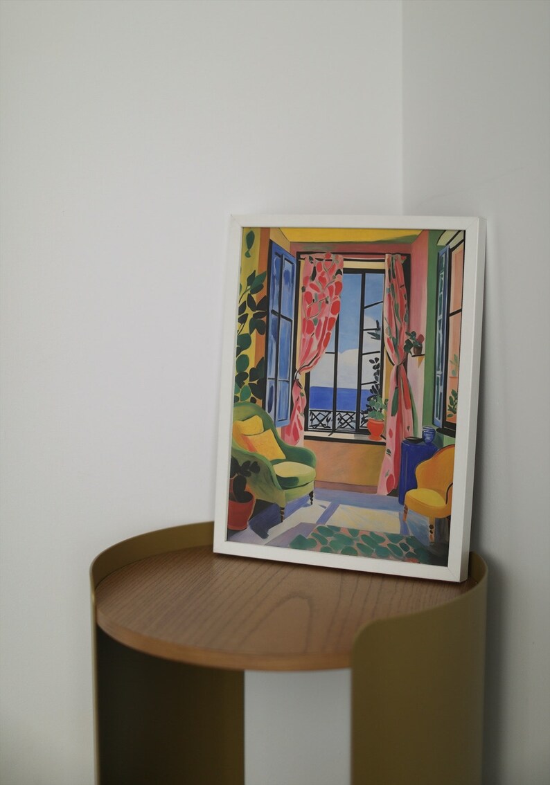 Henri Matisse Style Open Window Printable Wall Art - Etsy