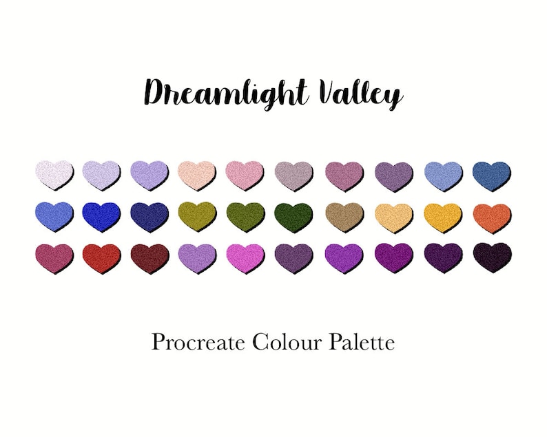 Procreate Color Palette Colour Palette Procreate Swatches - Etsy