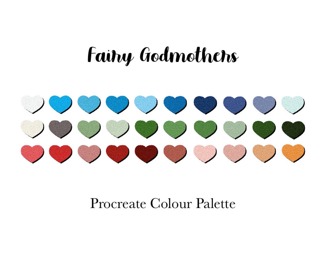 Procreate Color Palette Colour Palette Procreate Swatches Color ...