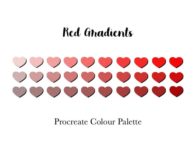 Mega Procreate Color Palette Swatches 7028 Procreate Swatches Procreate Color Bundle Digital