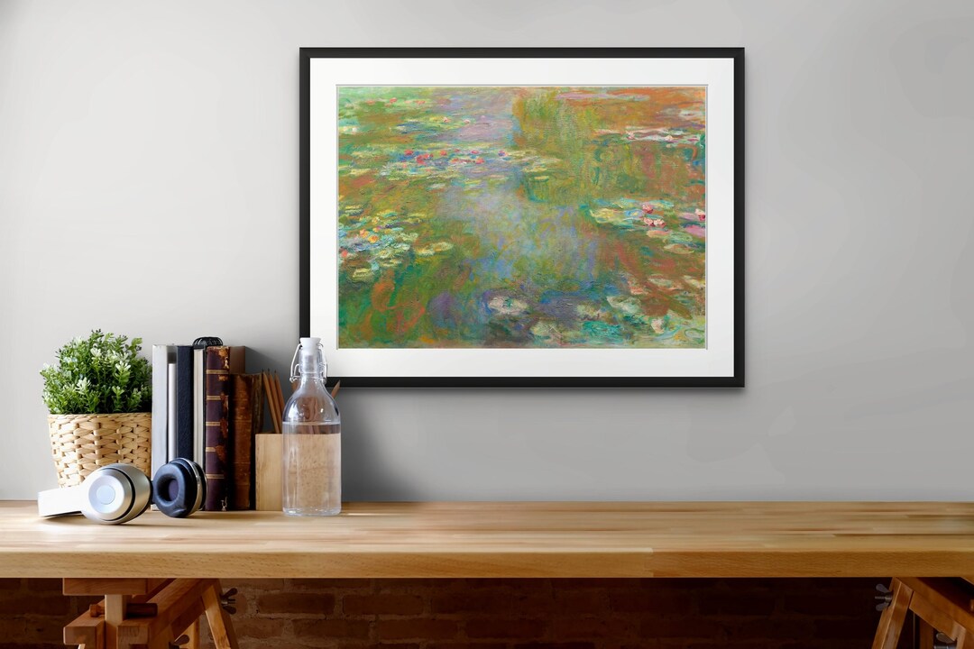 Monet Water Lilies A3, Claude Monet, Water Lily Pond 19171919, Monet ...