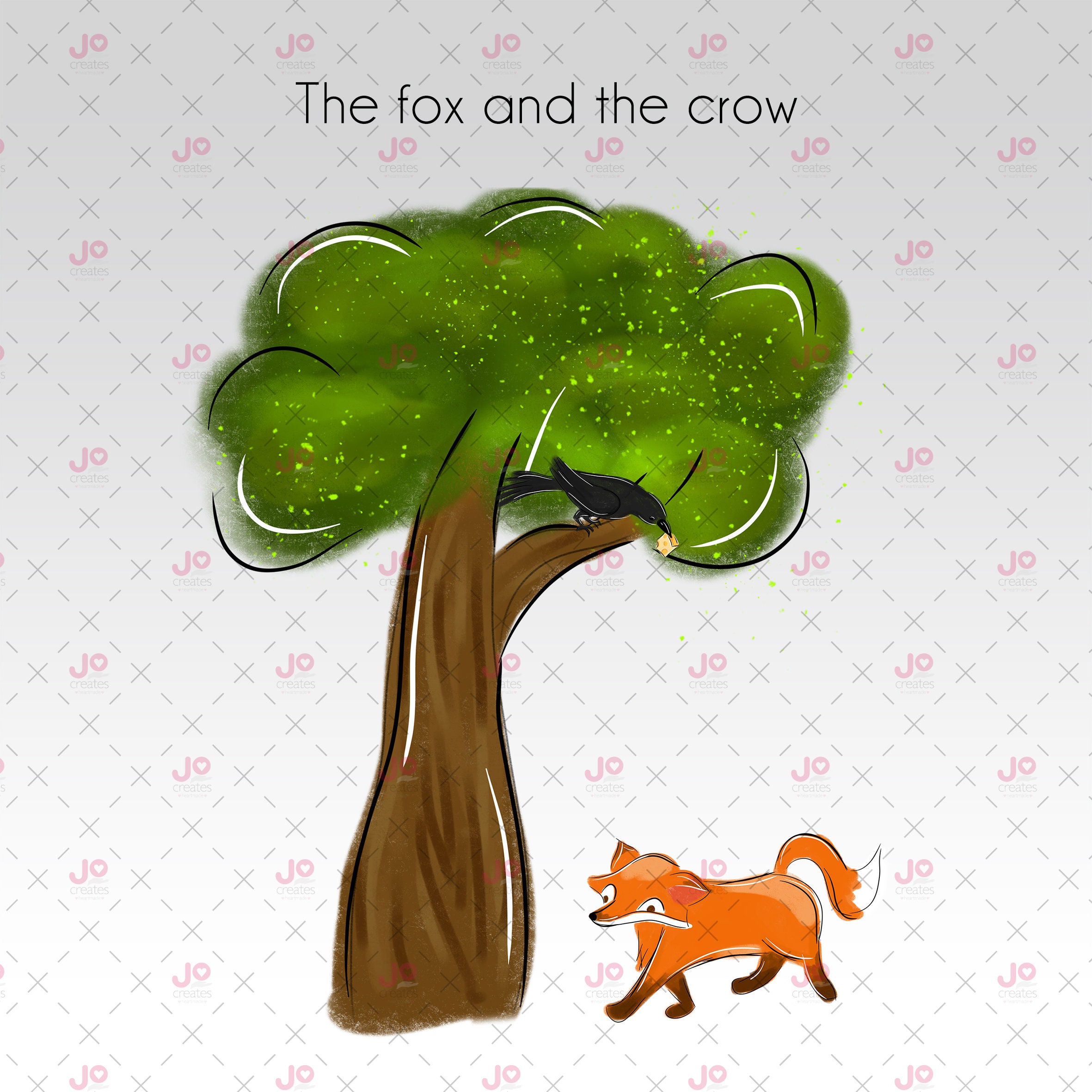 Aesop's Fables Elements Watercolour Png Transparent - Etsy