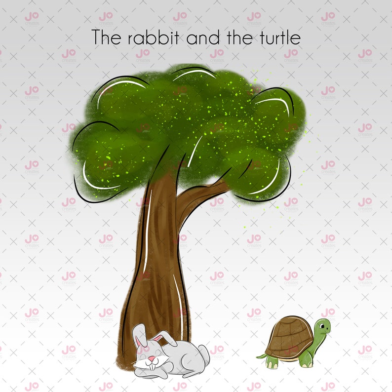 Aesop's Fables Elements Watercolour Png Transparent - Etsy