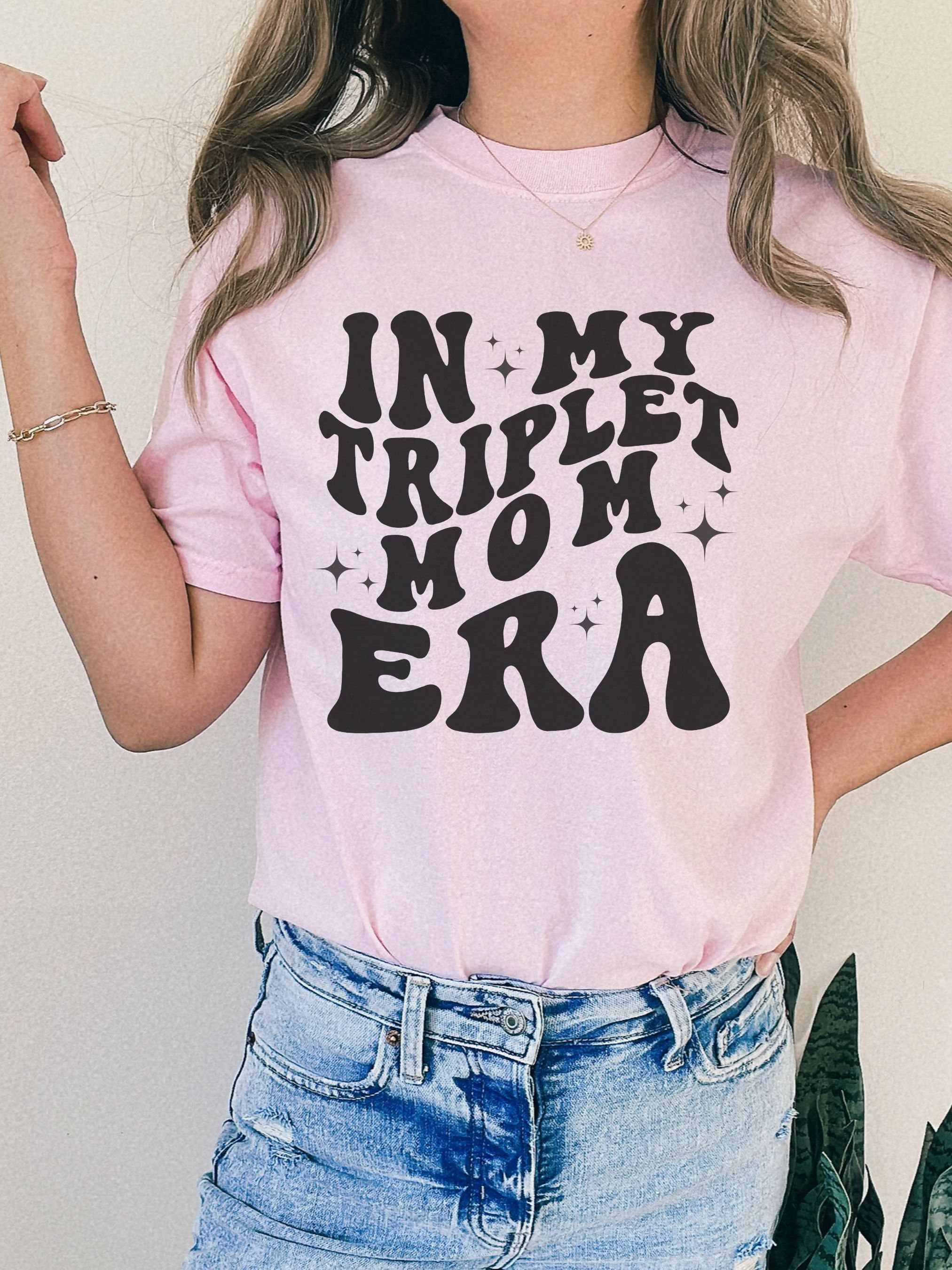 In My Era Triplet Mom Shirt Comfort Colors Triplet Mama Triplets Gift ...