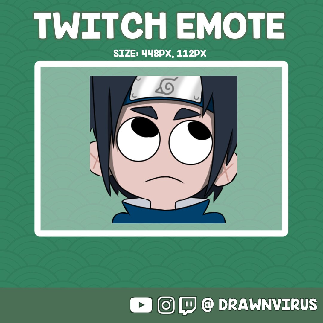 Eyeroll Emote / Cute Anime Ninja Emote for Twitch and Discord - Etsy ...