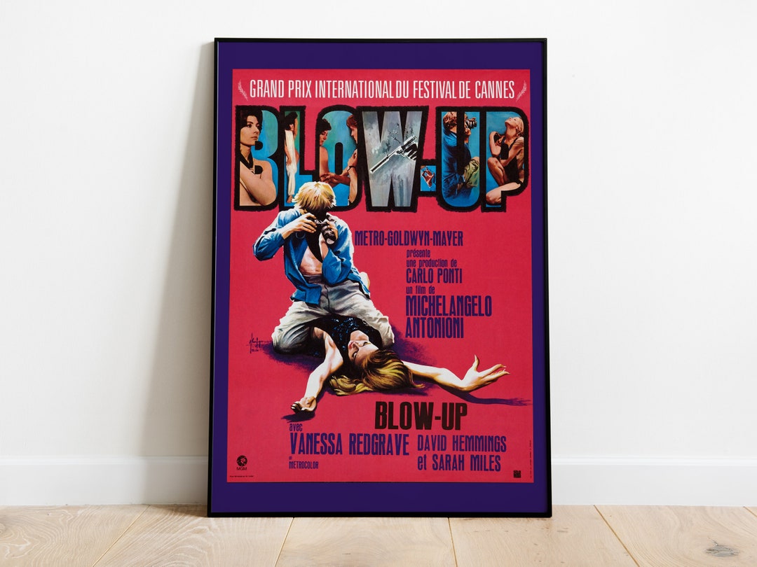 Blow-up, Michelangelo Antonioni, 1966 - High Quality Vintage Movie Poster, Premium Semi-glossy ...
