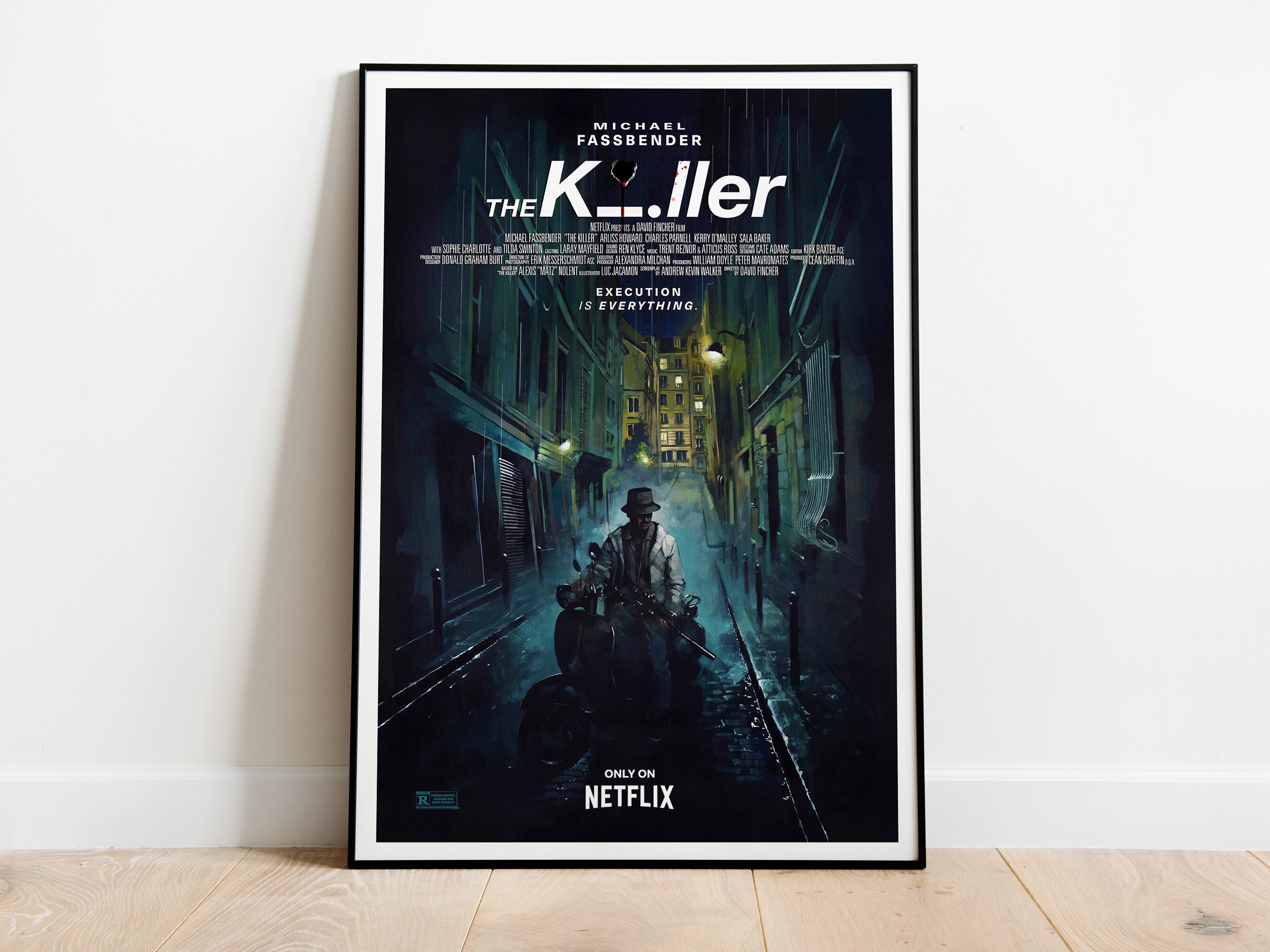 The Killer, David Fincher, Michael Fassbender, 2023 - HQ Movie Poster ...