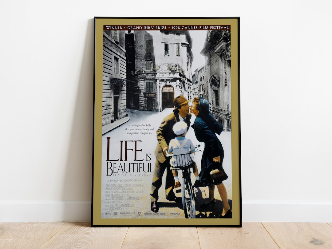 Life Is Beautiful Roberto Benigni 1997 High Quality Vintage Movie