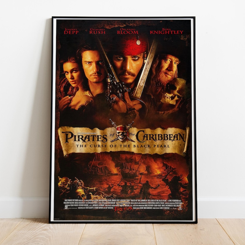 Pirates of the Caribbean Poster - Etsy