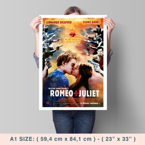 Romeo + Juliet, Baz Luhrmann, William Shakespeare, Leonardo Dicaprio, 1996 - Vintage Retro Movie ...