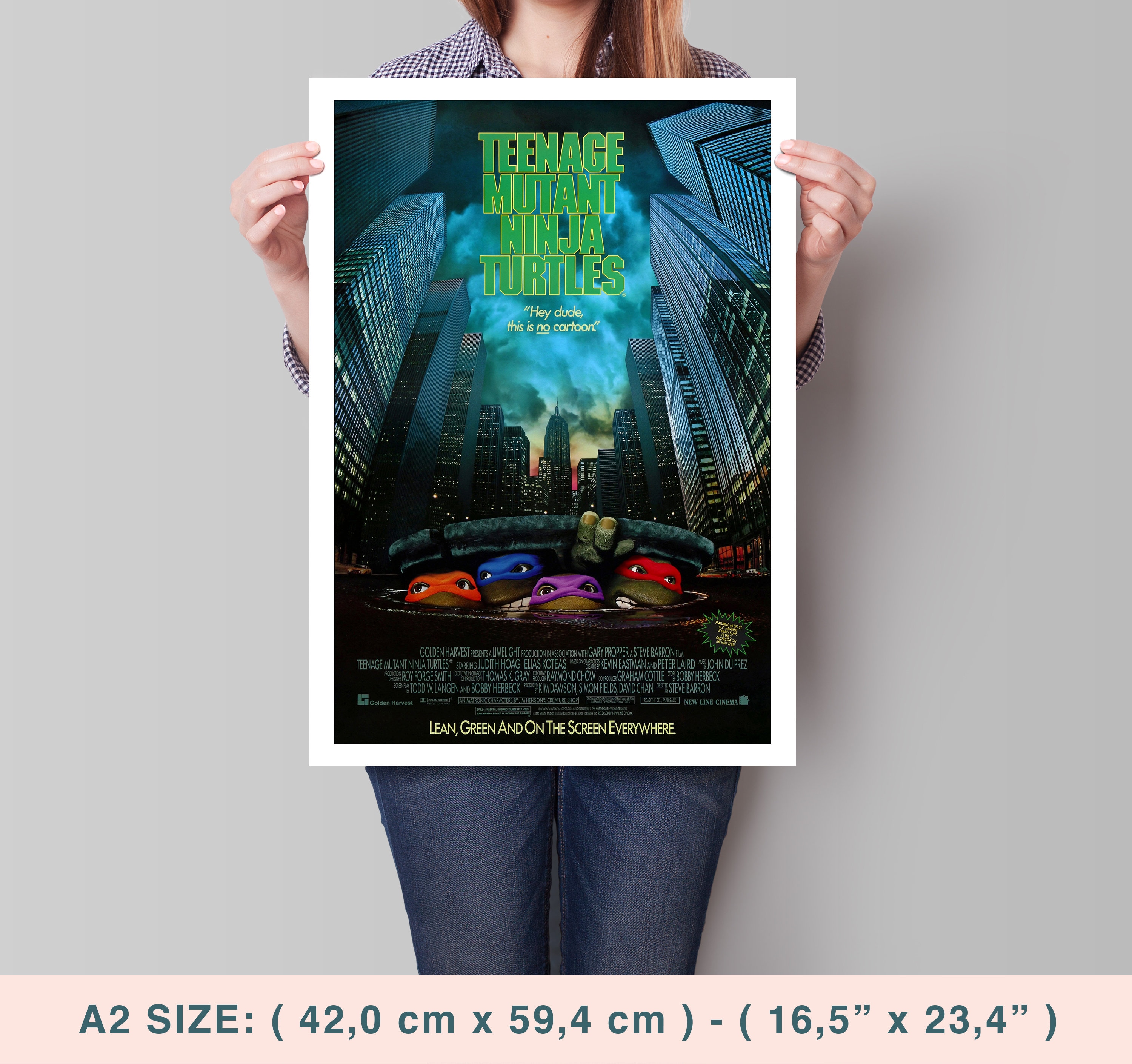 Teenage Mutant Ninja Turtles Steve Barron 1990 Vintage - Etsy