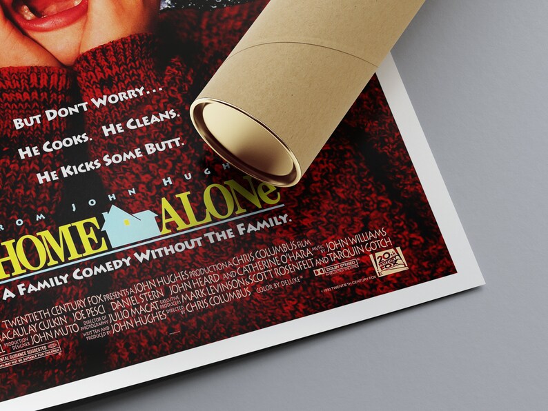 Home Alone, Macaulay Culkin, Joe Pesci, 1990 - HQ Movie Poster, Premium ...