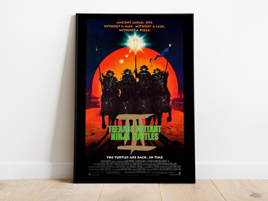 Teenage Mutant Ninja Turtles III, Stuart Gillard, 1993 Vintage Retro ...